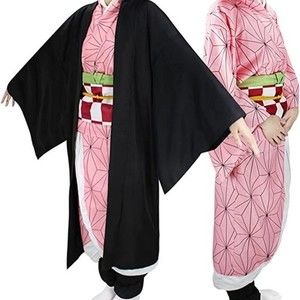 Other | Kamado Nezuko Outfits Cloak Cape Kimono Coat Costume Halloween ...